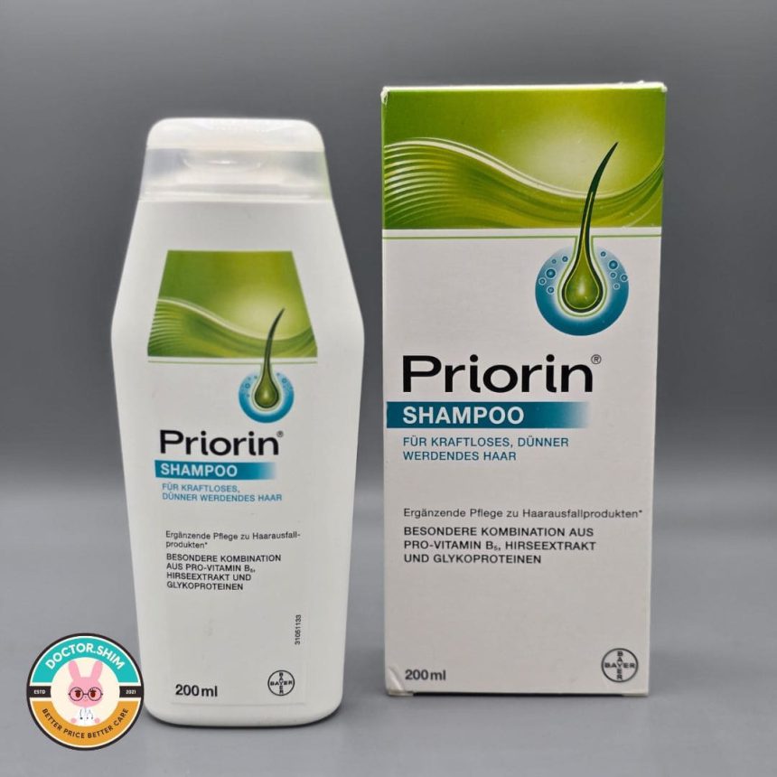 شامپو ضد ریزش مو پریورین 200 میل بایر آلمان - دکتر شیم
