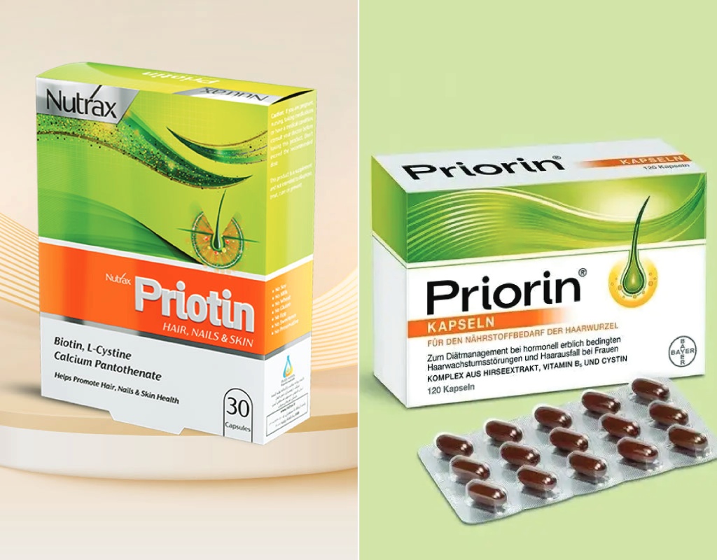 تفاوت قرص پریورین و پریوتین [دو مکمل محبوب برای ریزش مو]